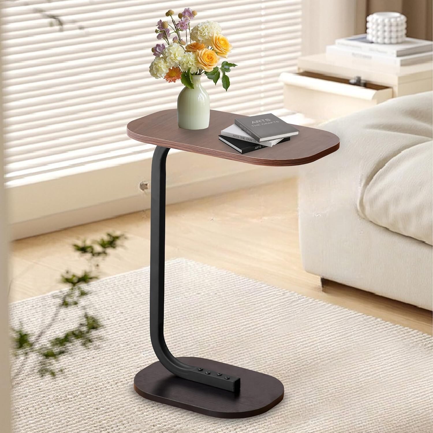 ZIPOE C-Shaped End Table The Ultimate Space-Saving Solution for Your ...