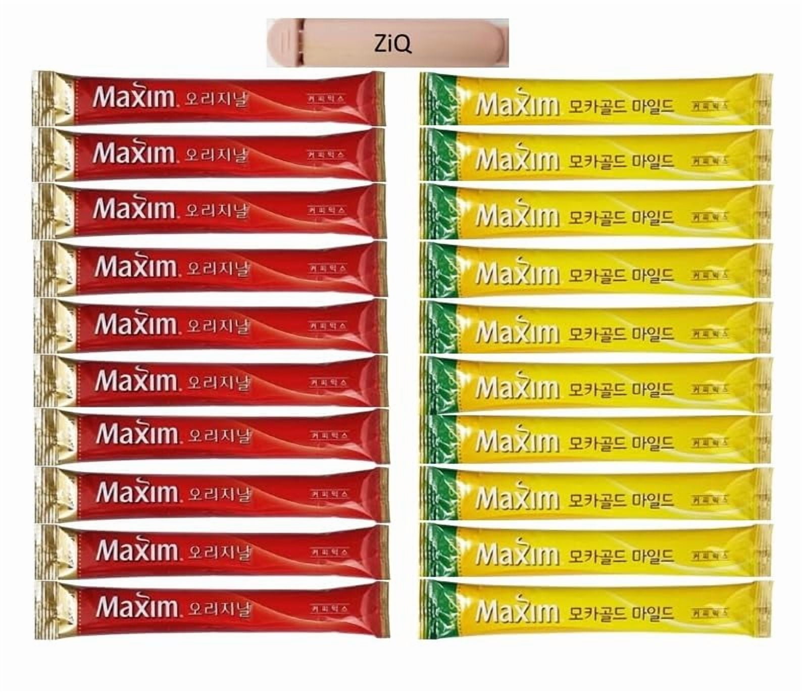 ZIQ Instant Coffee Mix Packets Single Serve - Maxim Coffee Sampler 20 ...