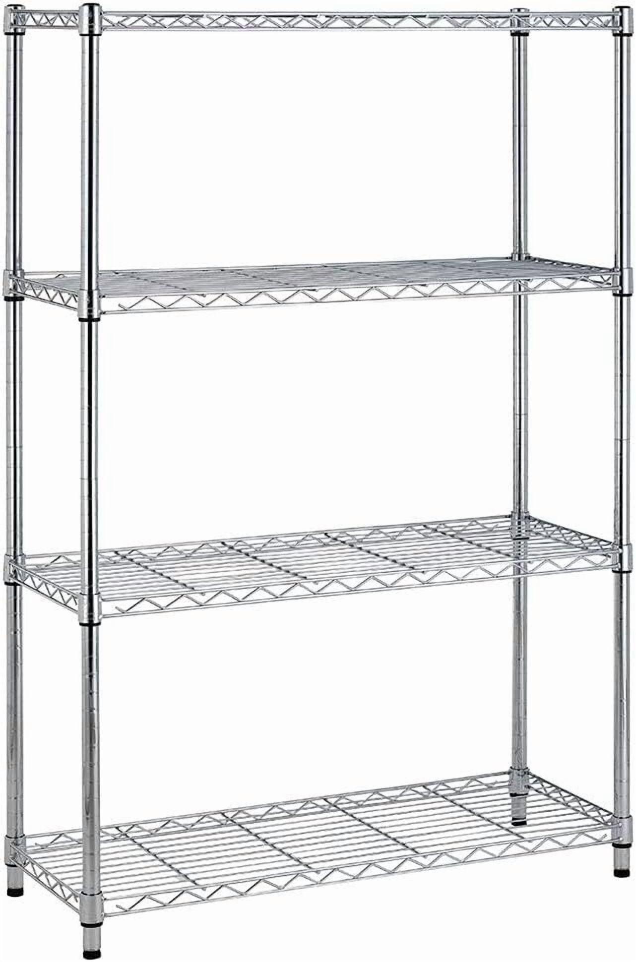 ZIRAV 4-Shelf Storage Shelves Heavy Duty Shelving Unit for Kitchen ...