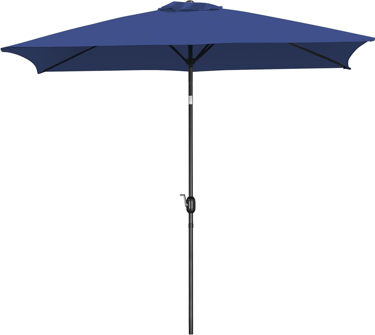 ZIRAV 6.5x10FT Rectangular Patio Umbrella Outdoor Table Umbrella Market ...