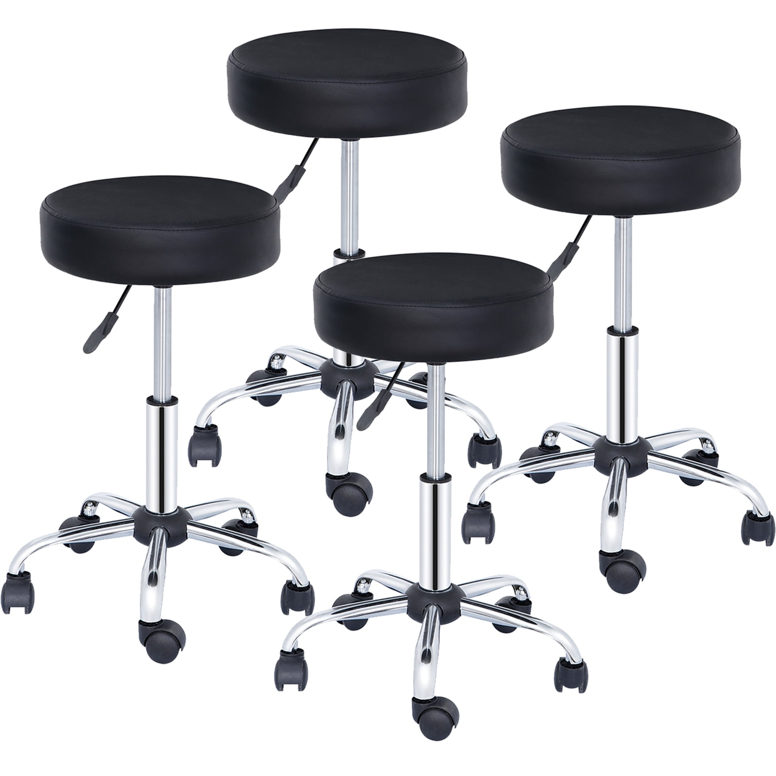 ZIRAV Adjustable Salon Stool with Wheels Hydraulic Swivel Spa Chair ...