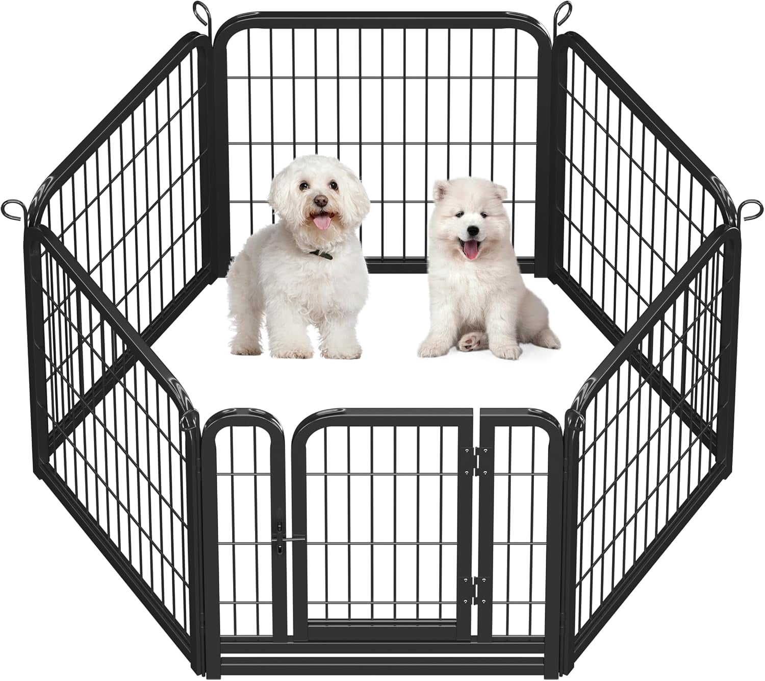 ZIRAV Dog Playpen Outdoor Puppy Exercise Pen Indoor Portable Pet Fence ...