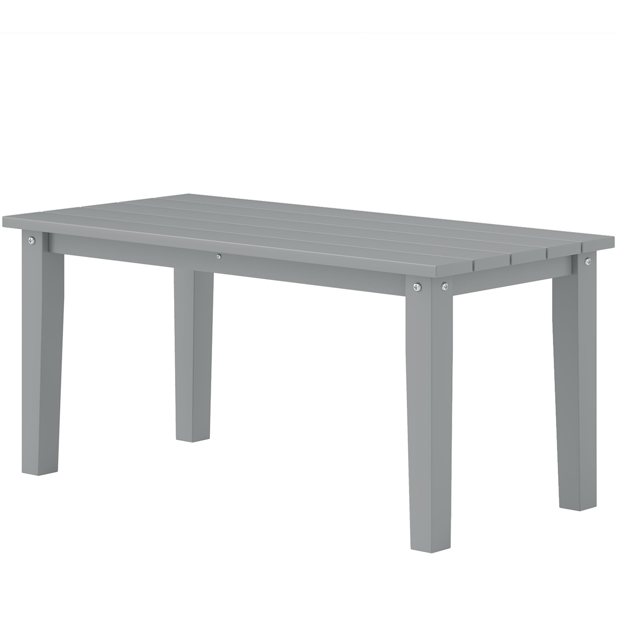 ZIRAV HDPE Outdoor Coffee Table, All-Weather Rectangle Patio Coffee ...