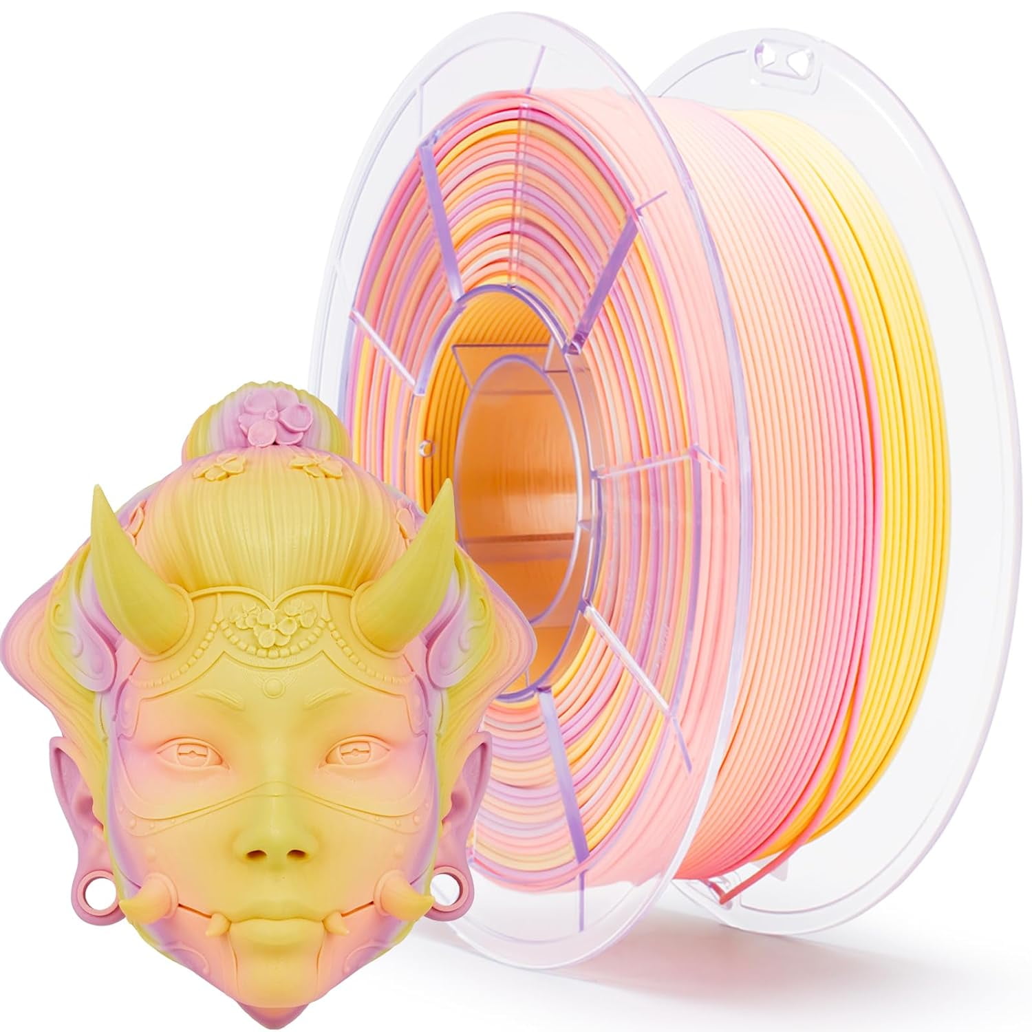 ZIRO 3D Printer Filament PLA, Fast Color Changing Filament(Matte ...