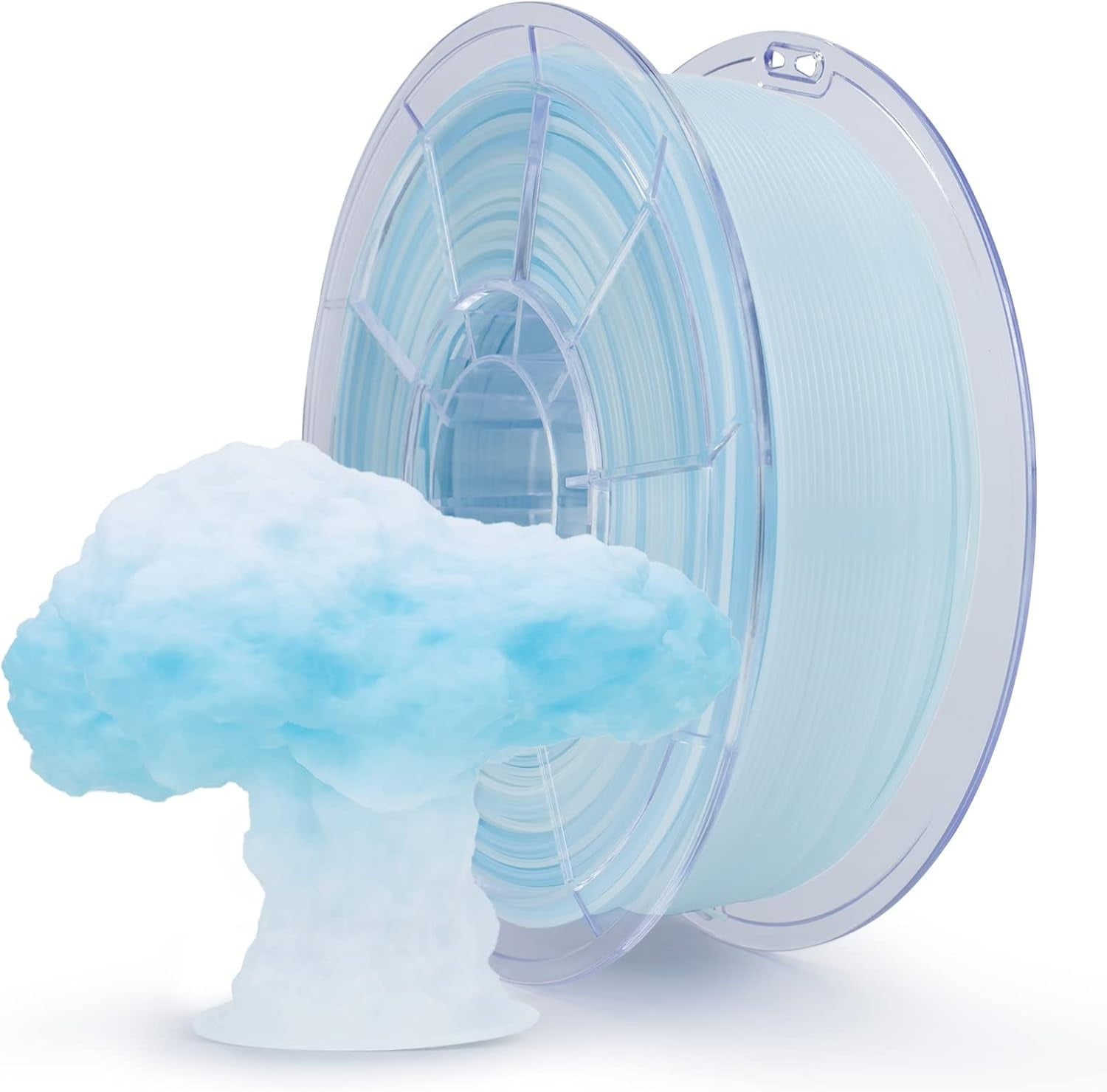 ZIRO 3D Printer Filament,Translucent PLA Filament 1.75mm, Multicolor ...