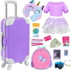 18 Inch Doll- Backpack and Lunch Box Set for 18 Inch Kennedy and ...