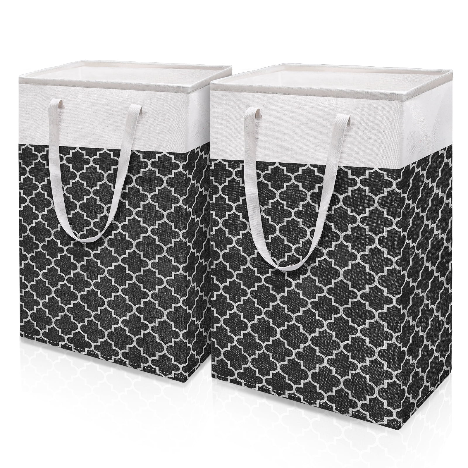 ZIVACATE 2 Pack Laundry Hamper 75L Large Laundry Baskets Collapsible ...