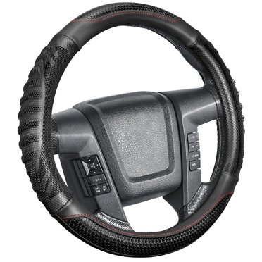 EING Steering Wheel Cover Leather Crystal Bling Anti-Slip Auto Car ...