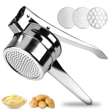 PriorityChef Large 15oz Potato Ricer, Heavy Duty Stainless Steel Ricer ...