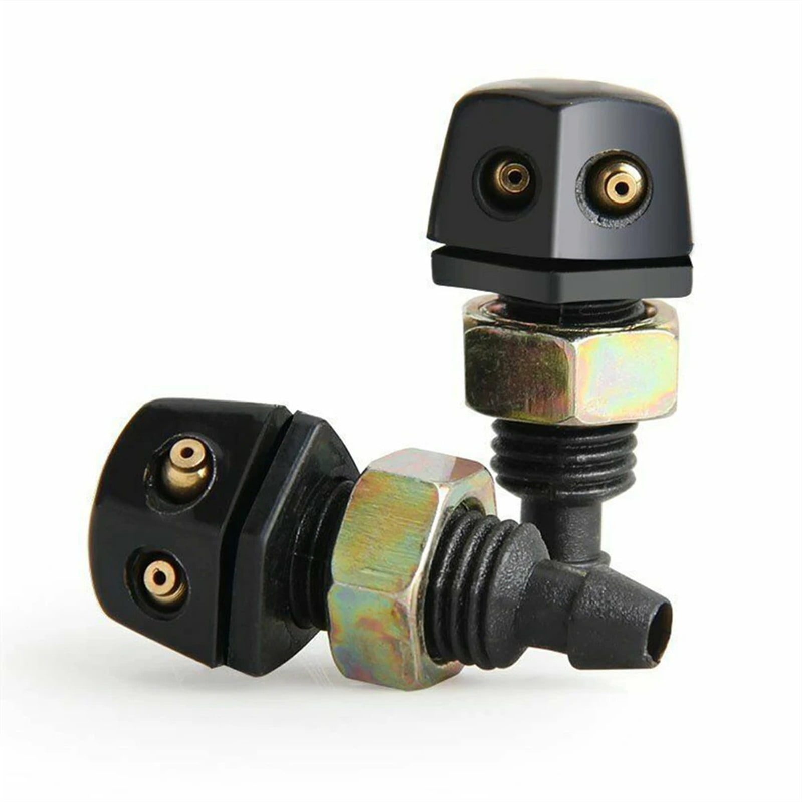 ZIXMJ 2Pcs Windshield Washer Nozzle, Black, for ABS Accessories, for ...
