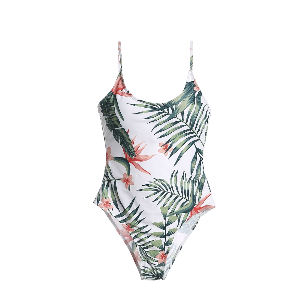 ZIYIXIN Family Matching Swimwear Mother Mom Daughter Floral Leaf Print ...