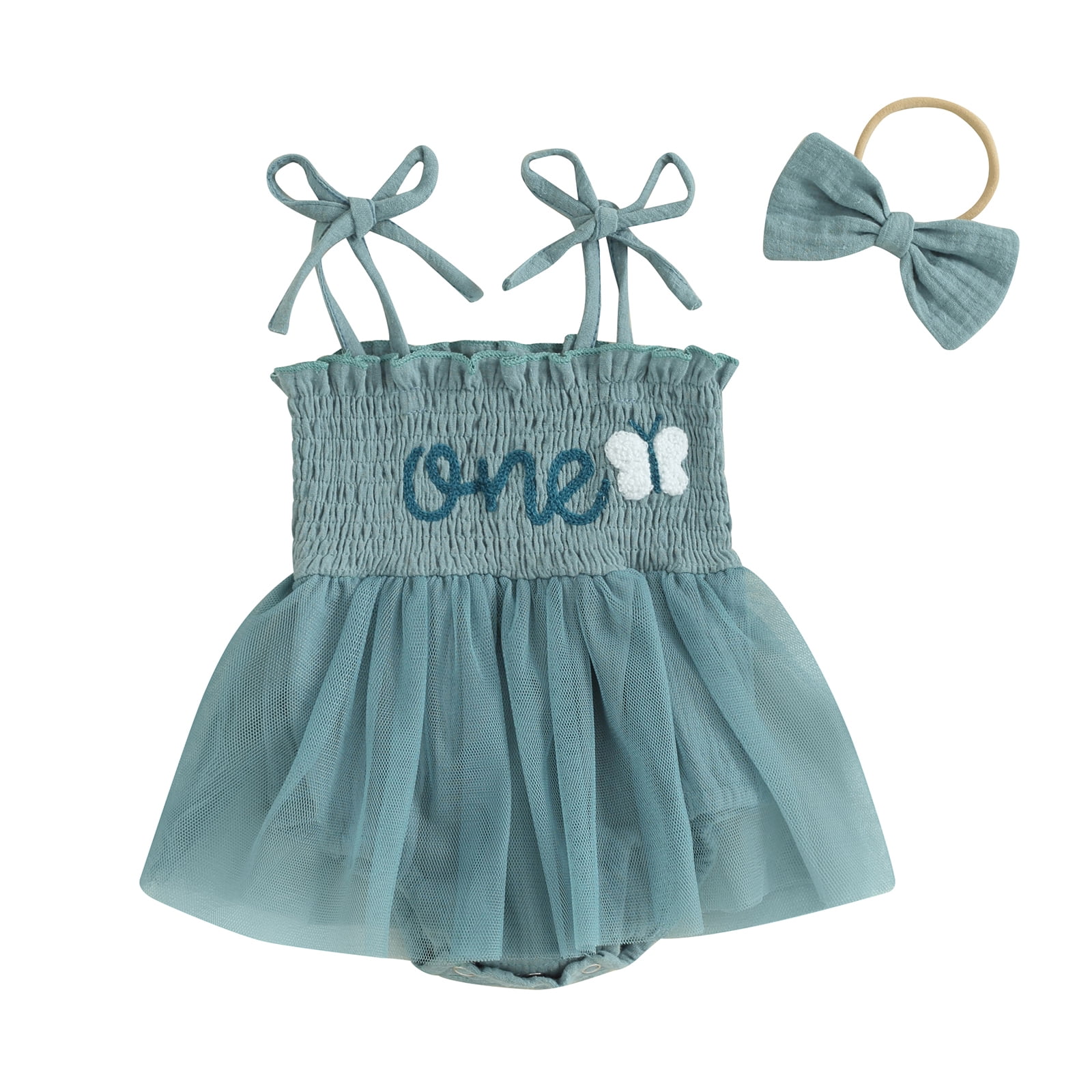 ZIYIXIN NewBorn Baby Girl 1st Birthday Outfit One butterfly Tulle ...