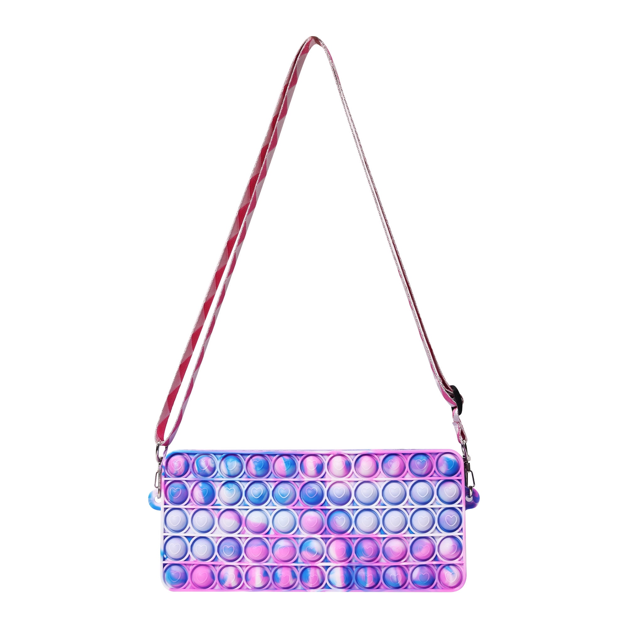 ZIYIXIN Pop-in-It Fidget Toys Crossbody Purse for Women Girls, Push ...