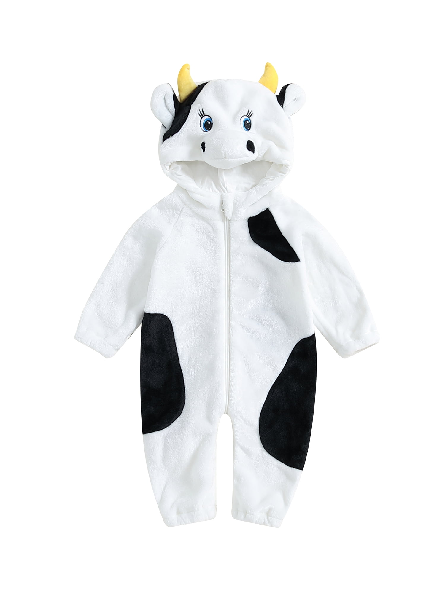 ZIYIXIN Unisex Baby Animal Costume Winter Autumn Flannel Zipper Hooded ...