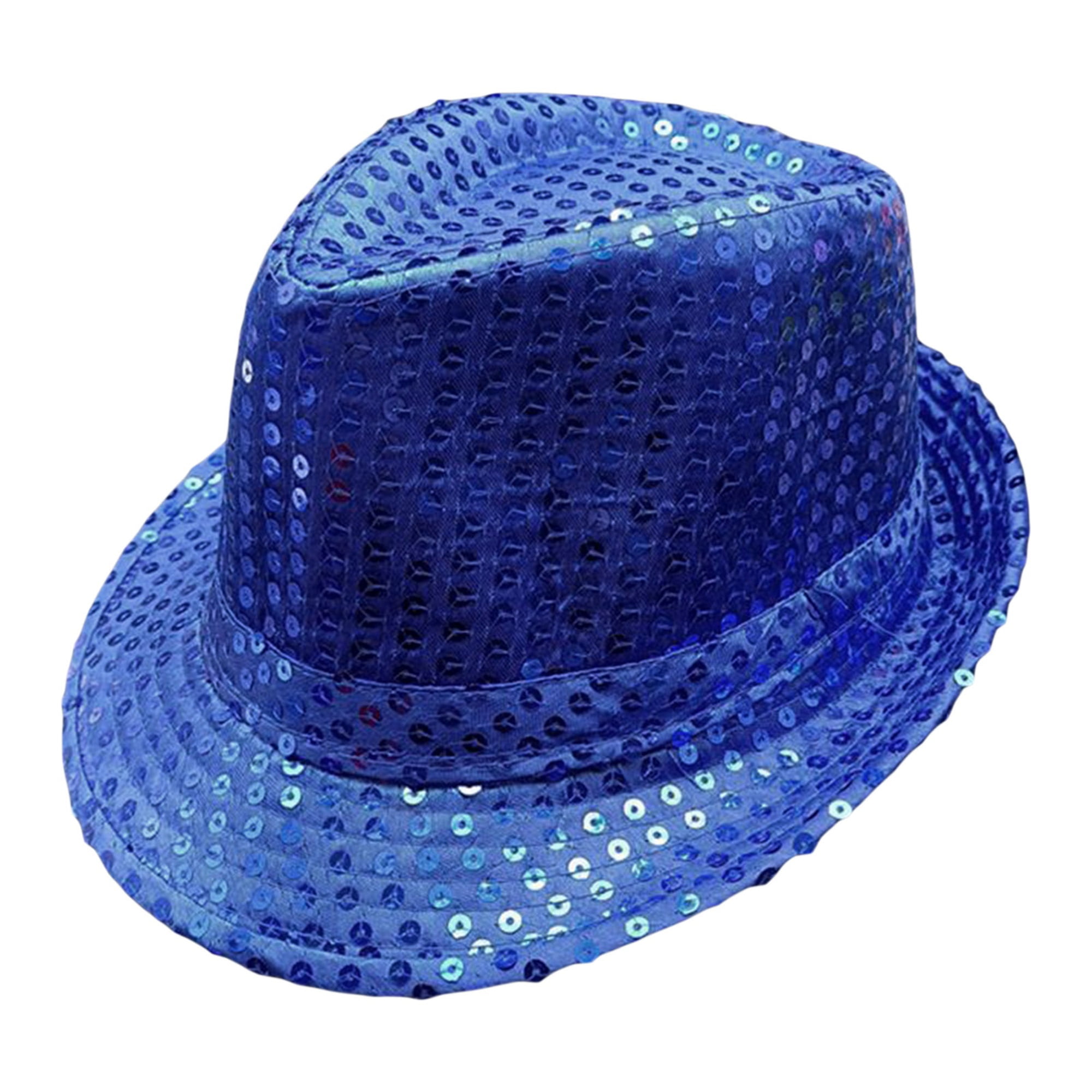 ZIYIXIN Western Sequin Hat Glitter Sequin Hat Solid Color Dance Hat ...