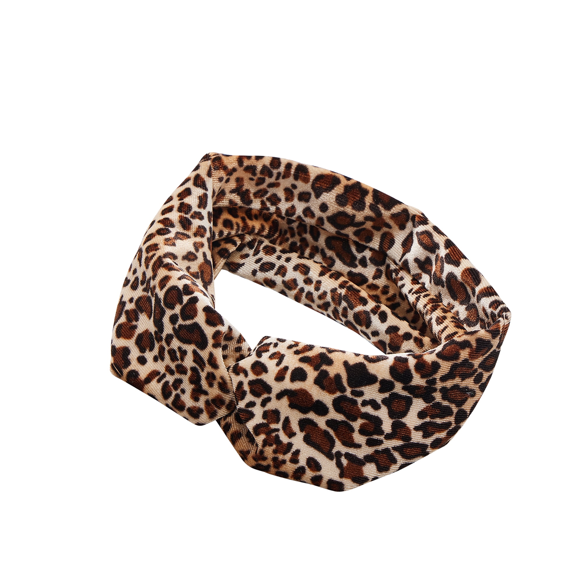 ZIYIXIN Women Velvet Wide Headbands Winter Warm Leopard Print Ear ...