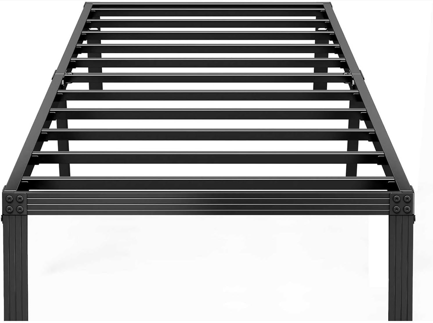 ZIYOO Full Size Bed Frame, 16 Inches Platform Bed Frame, 3500lbs Heavy ...