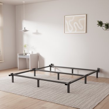 Nico Queen Size Adjustable Metal Bed Frame with Expandable Base ...