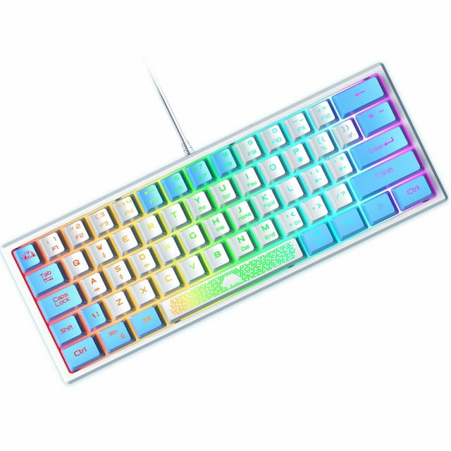 ZIYOU LANG K61 60% Percent Gaming Keyboard Compact RGB Chroma Backlit ...
