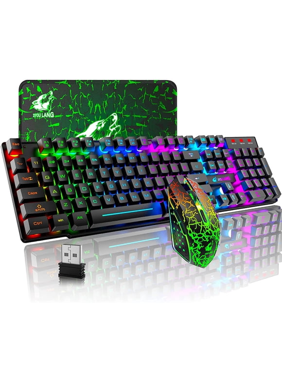 PC Gaming Wireless Keyboard and Mouse Combo in PC Gaming Keyboard and ...