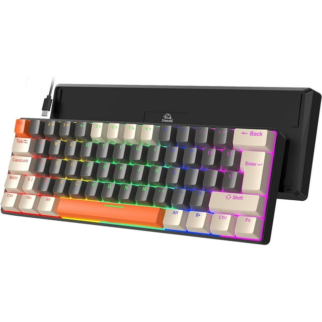 ZIYOU LANG T60 Wired 60% TKL Mechanical Gaming Keyboard with Led ...