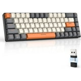 ZIYOULANG K68 Mini Wireless Mechanical Keyboard, Bluetooth 5.0/2.4GHz ...