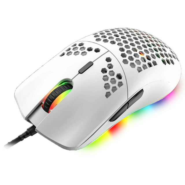 ZIYOULANG Ultralight Wired Gaming Mouse, Lightweight Honeycomb Shell, 4 ...