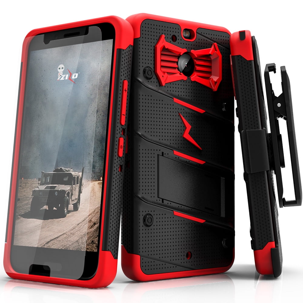 ZIZO BOLT Series HTC Bolt with [Screen Protector] Kickstand [Military ...