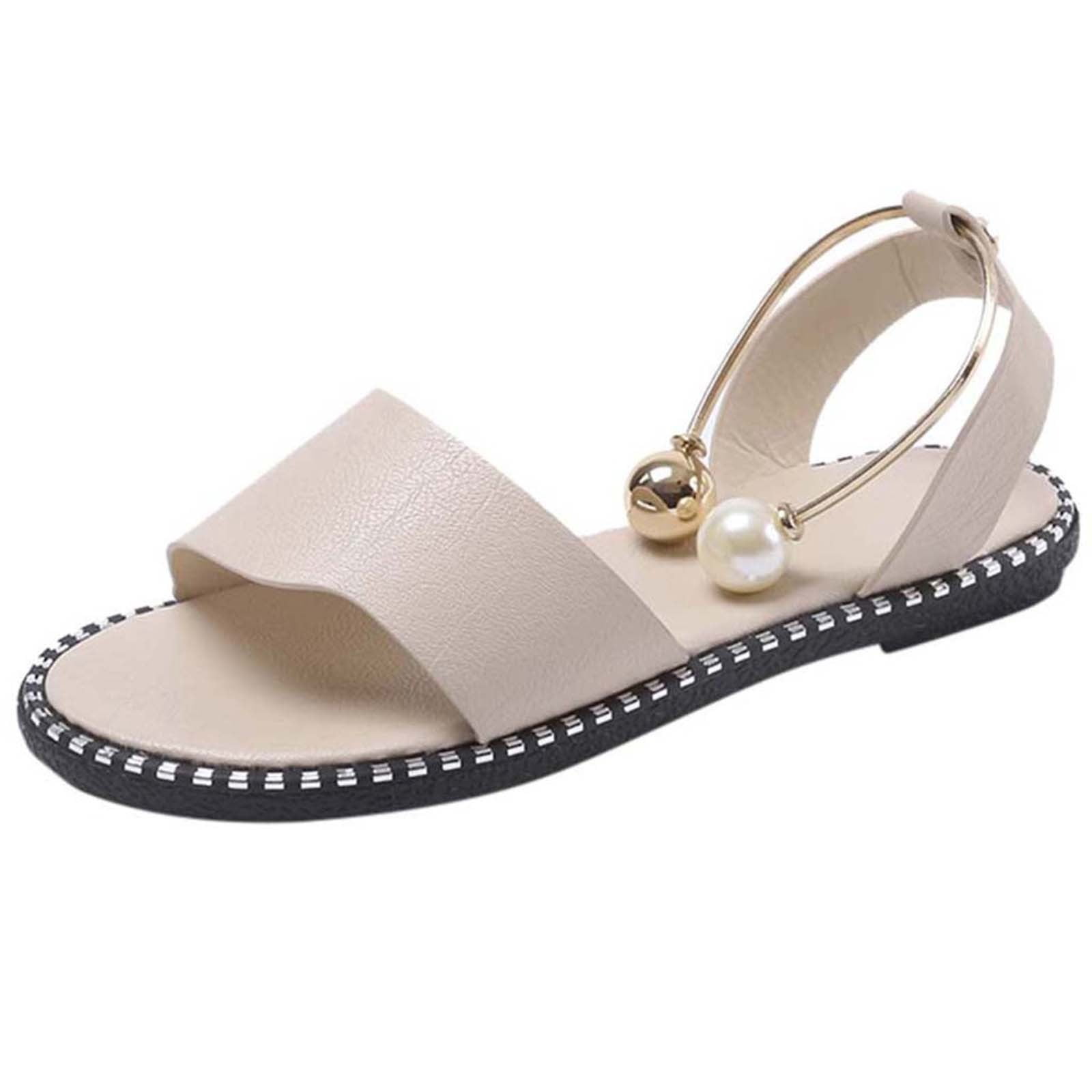 ZIZOCWA Sandals for Women Platform Dressy Flat Sandals for Women 2024 ...