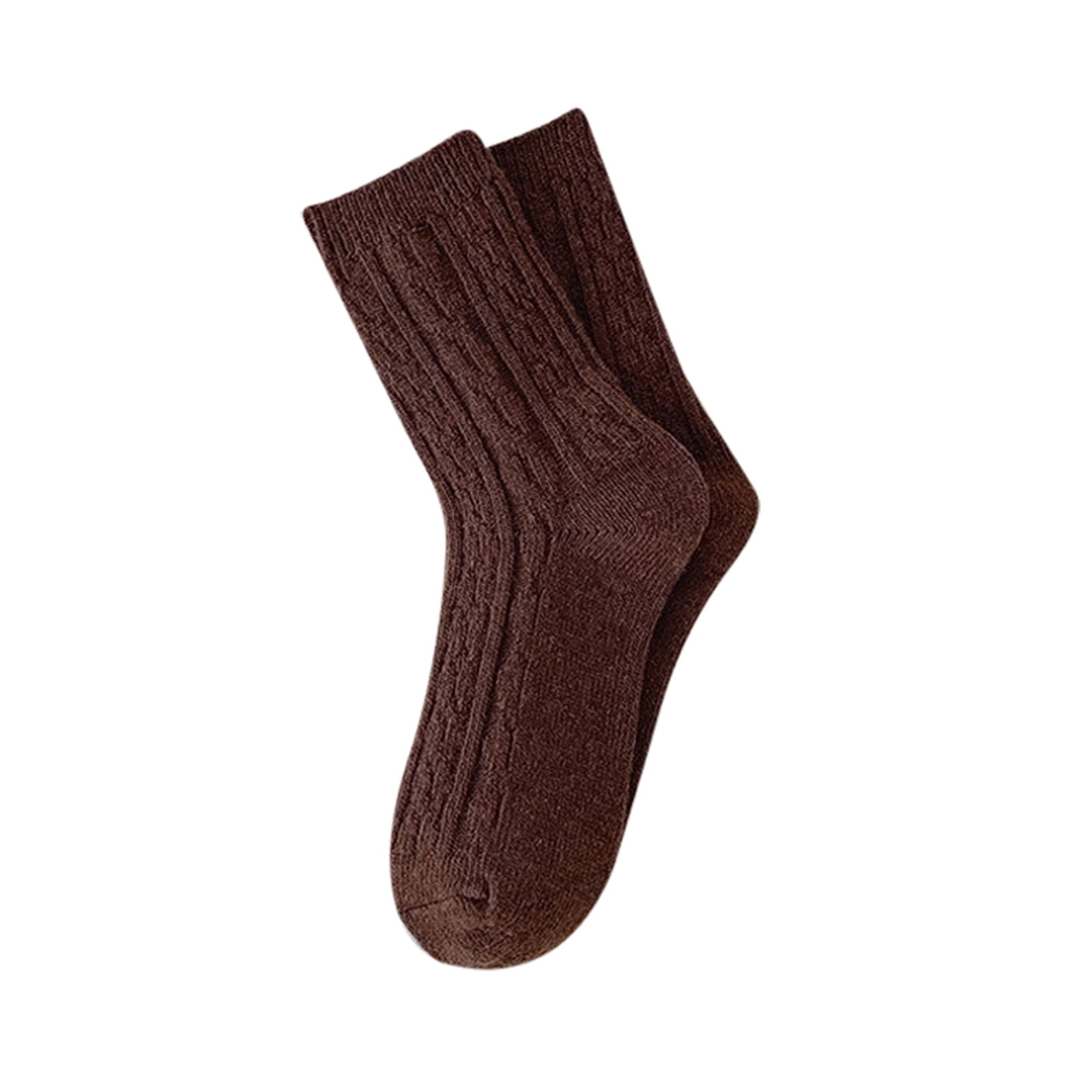 ZIZOCWA Winter Boot Socks for Women Thick Warm Ribbed Knitted Cotton ...