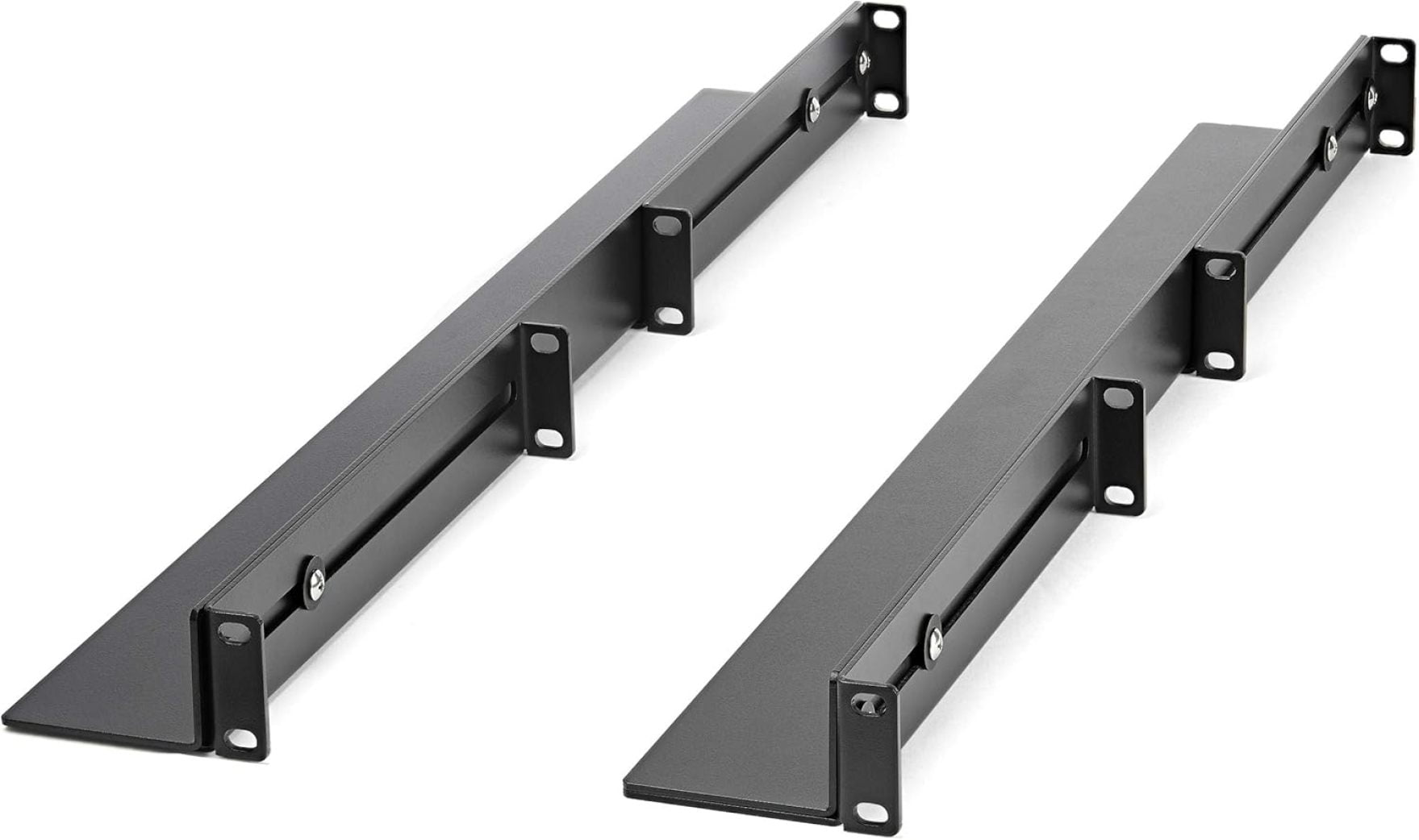 ZJBP 1U 19 inch Server Rack Rails - 24-36 inch Adjustable Depth ...