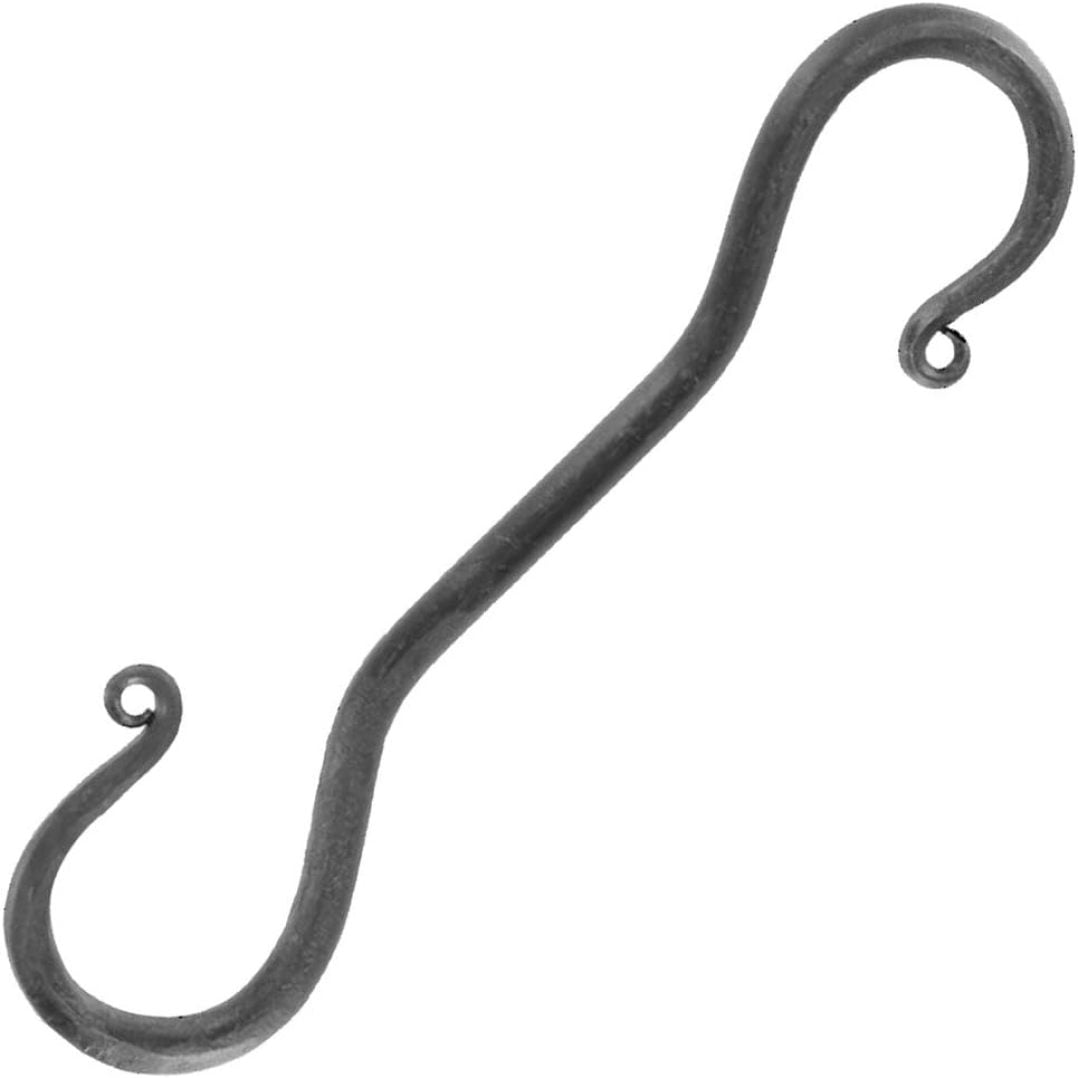 ZJBP™ Medieval Renaissance Camp Kitchen Large Forged S Hook - 8.5 ...