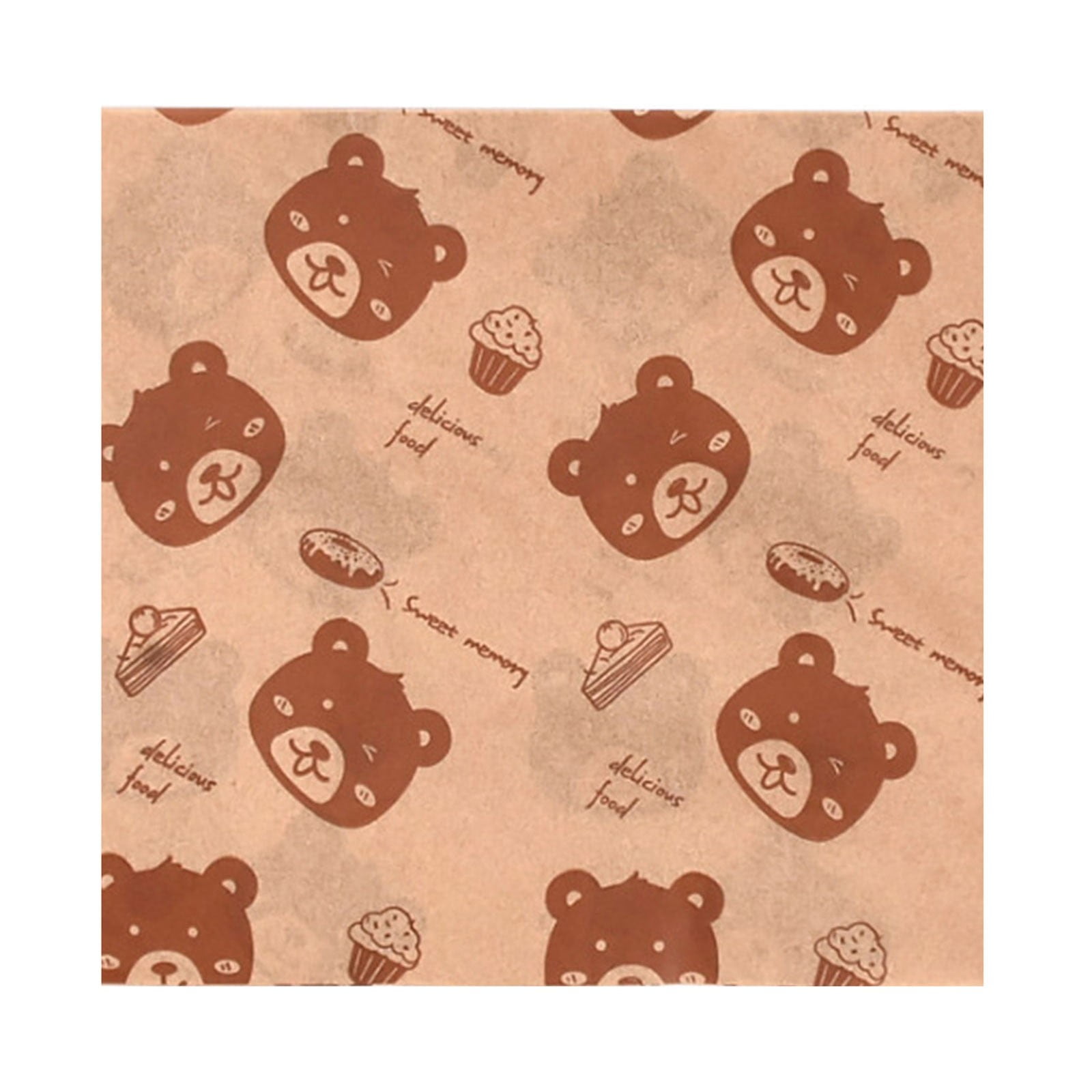 ZJDOAK 500 Pack Grease Proof Deli Wrappers - Pre Cut Natural Wax Paper ...