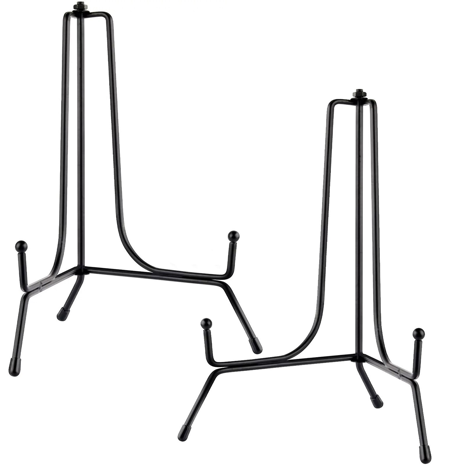 ZJDOAK Anti-Slip Plate Stands for Display, Plate Holder Display Stands, Black Iron Wire Easel ...
