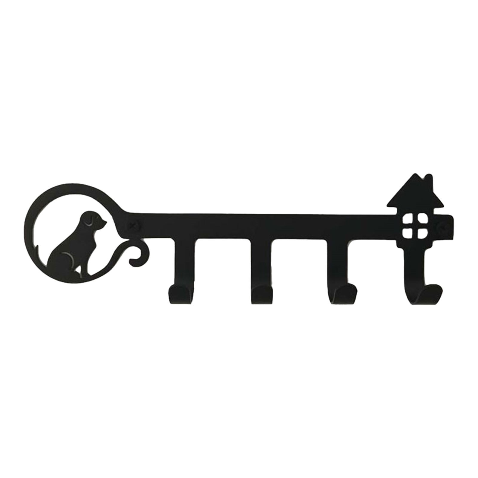 ZJDOAK Key Hooks Wall Mounted, Key Holder for Wall Decor, Dog Key ...