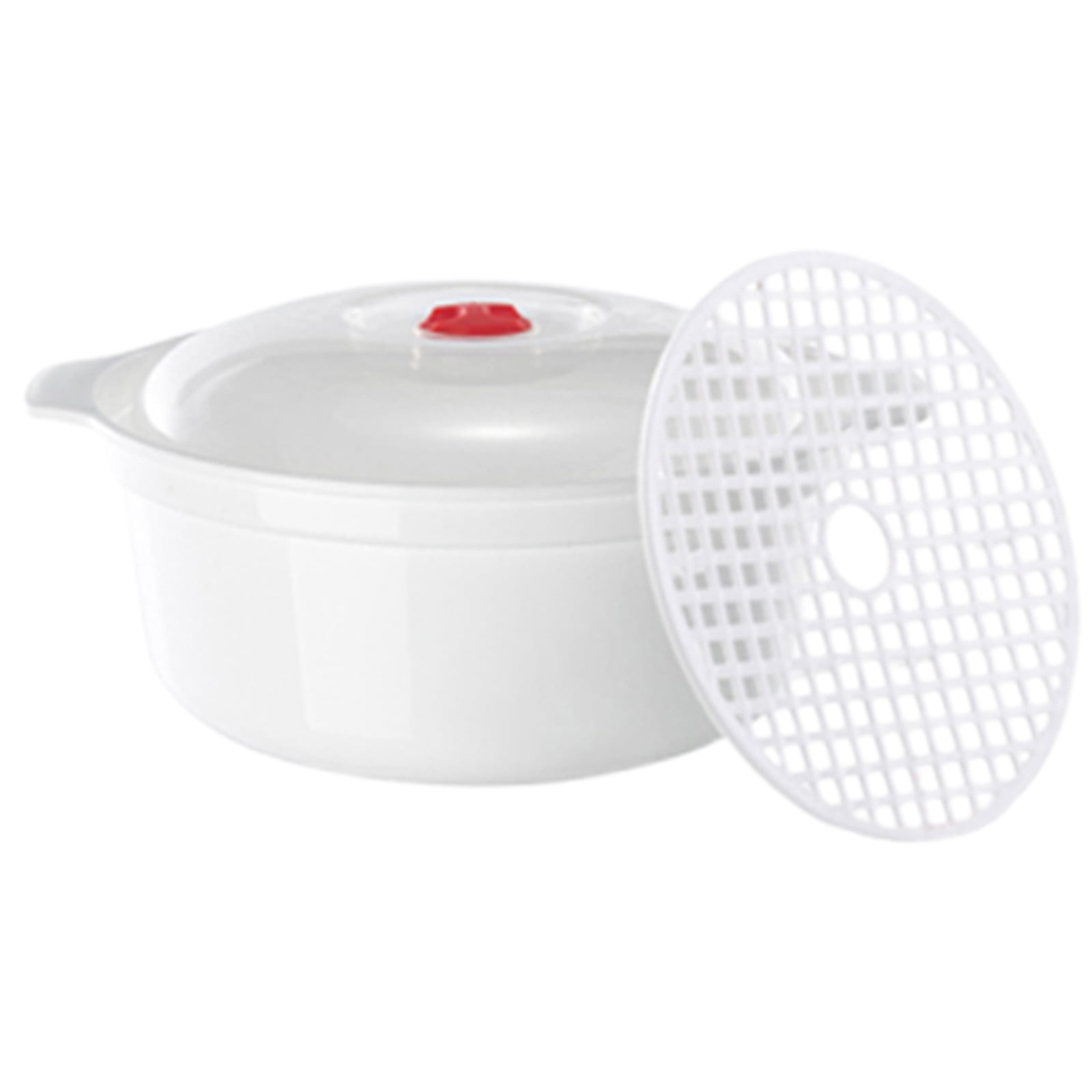 Zjdoak Microwave Bowls With Lids Microwave Soup Bowl With Lid And Steam Rack Dishwasher Safe