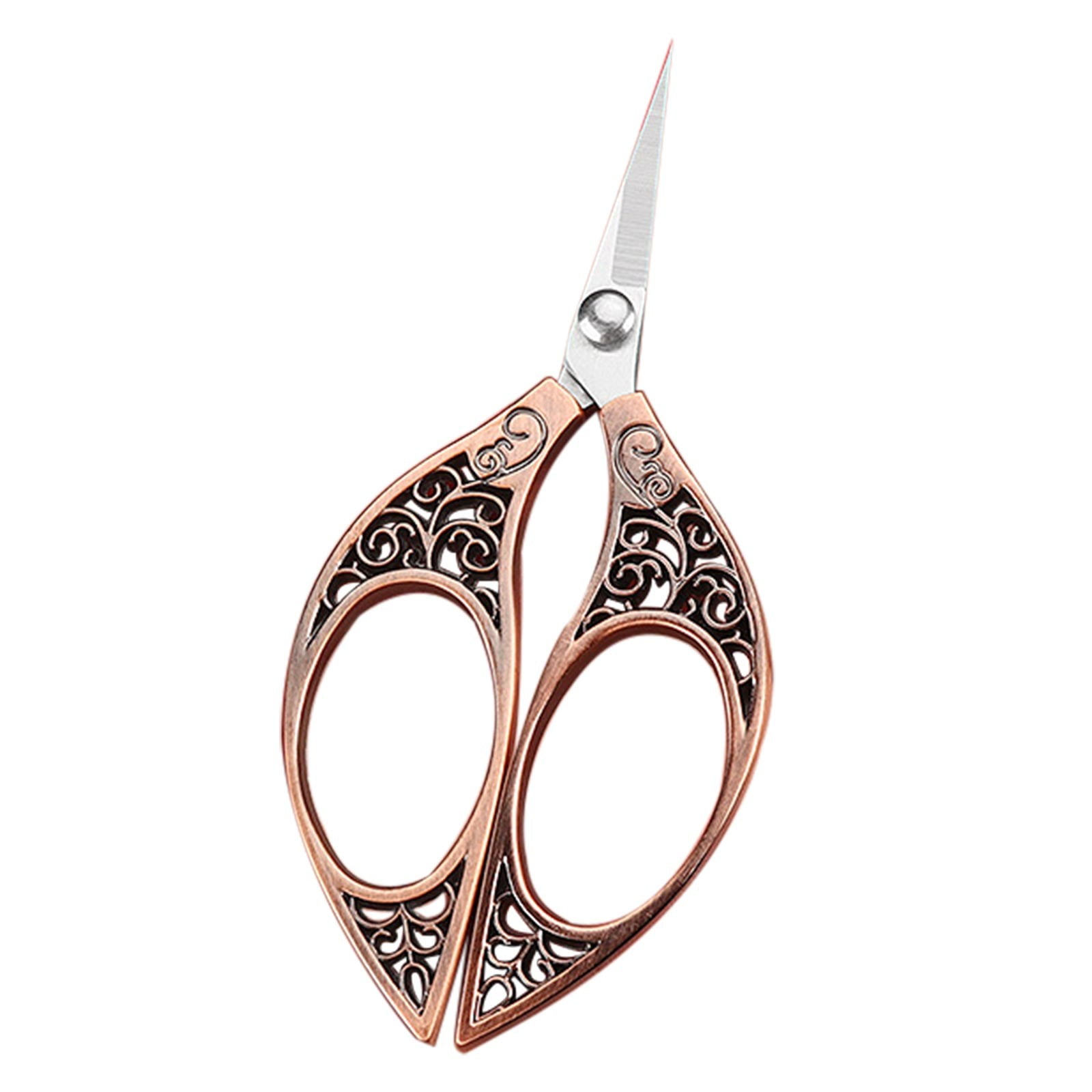 ZJDOAK Small Sewing Scissors Sharp Tip Stainless Steel Scissors Vintage ...