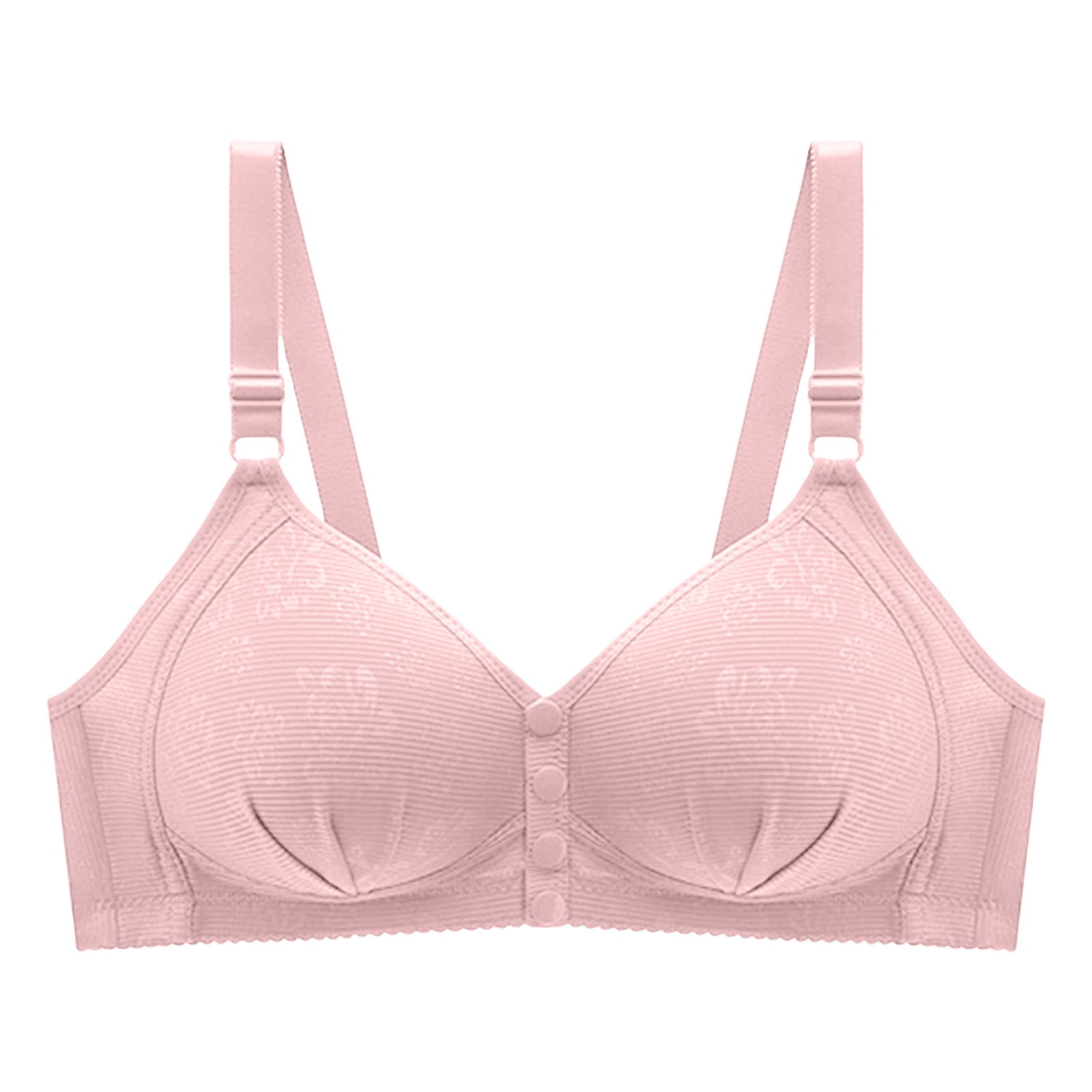 ZJFXGS Front Clasp Bra Wireless Bralettes for Women High Support Bras ...