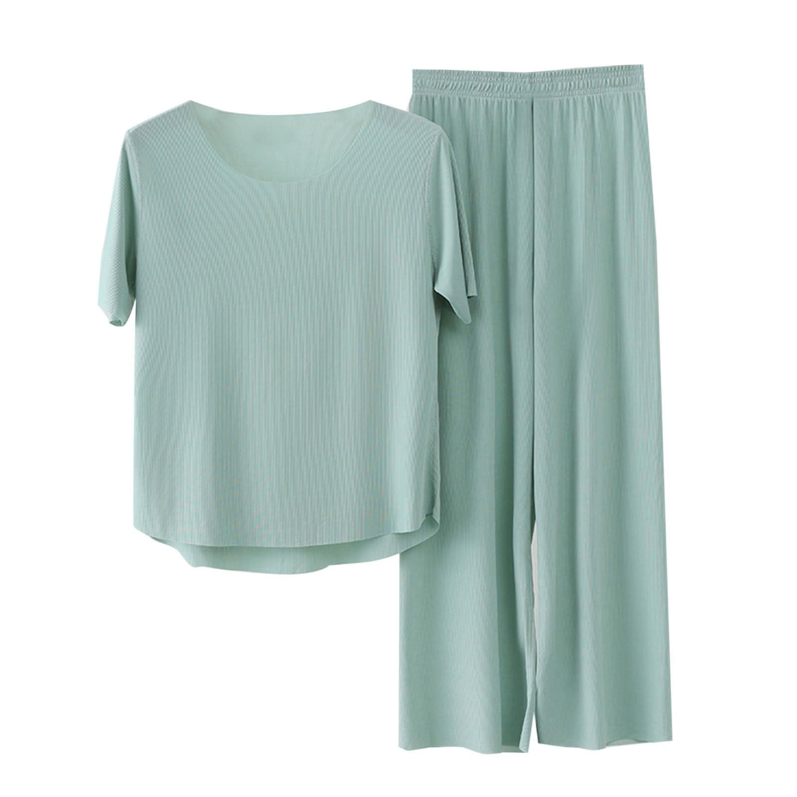 ZJFXGS Women Lounge Sets Tankaneo Womens 2 Piece Outfit Womens Summer ...