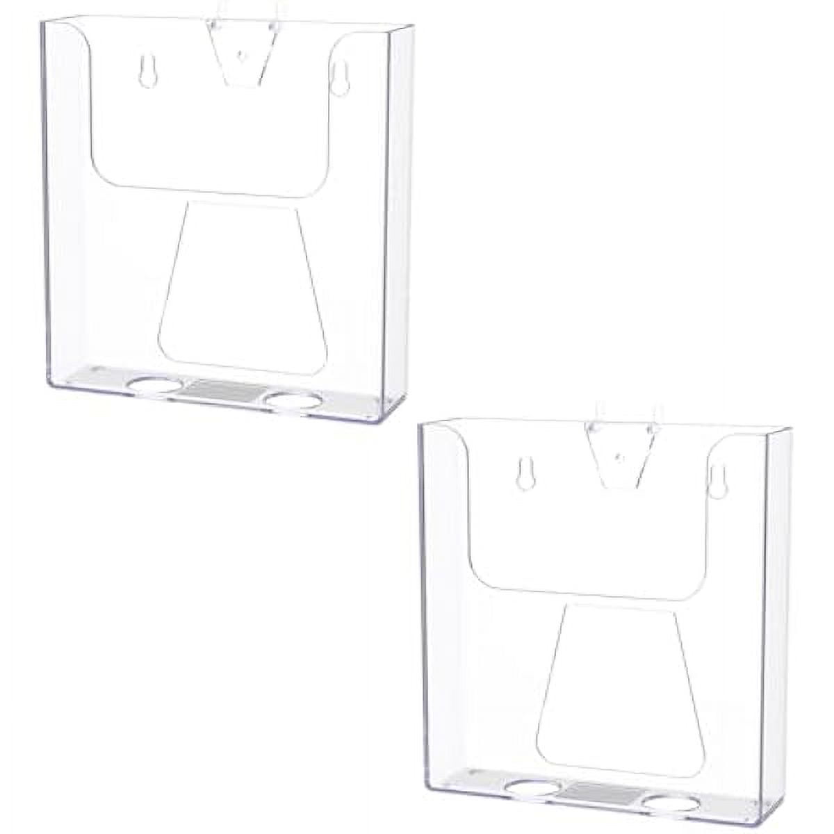 ZJINJIN 2 Pack Pegboard Brochure Holder for 6 Inch Booklets and ...