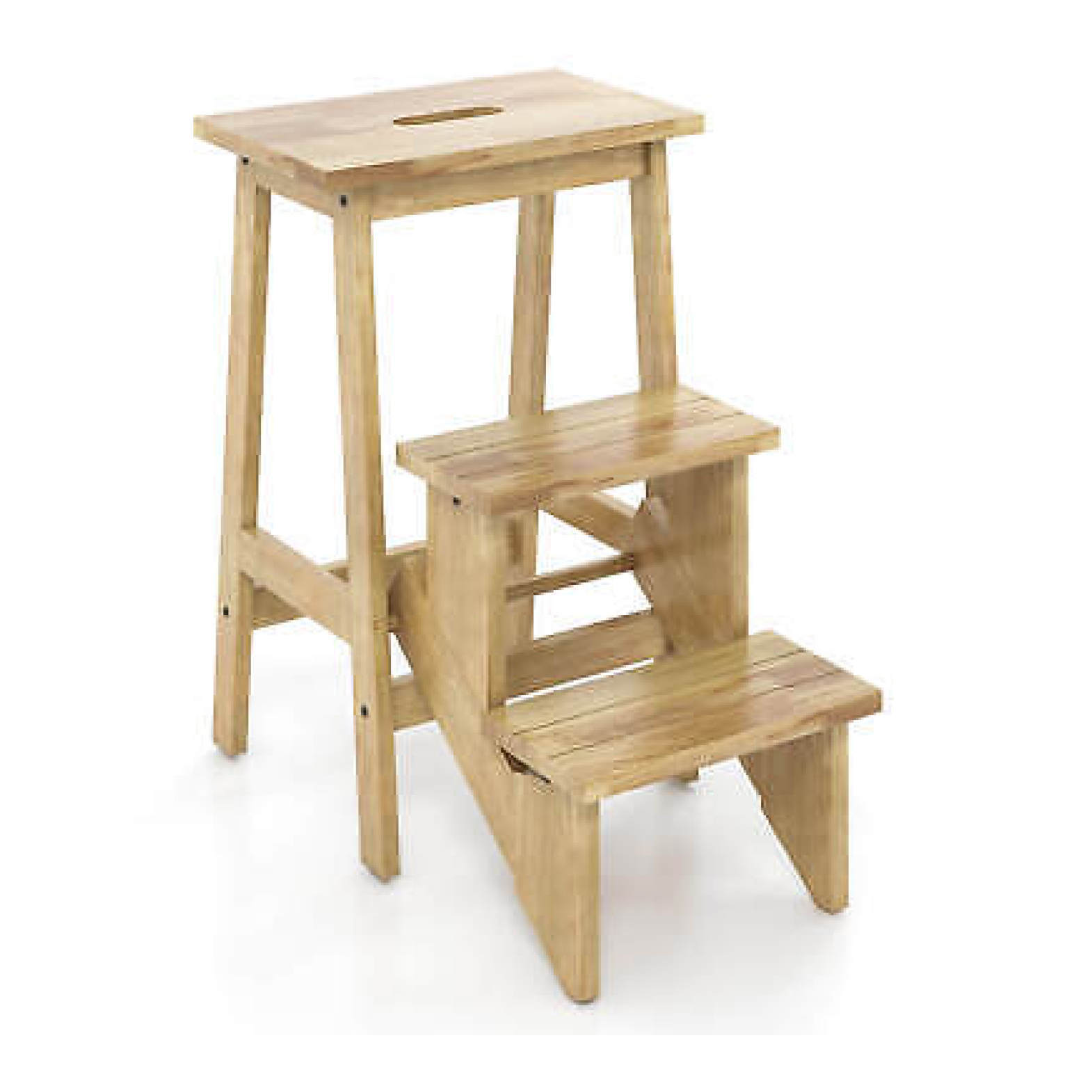 ZJINJIN 3 Tier Step Stool 3 in 1 Folding Ladder 24" Storage Shelf Multi ...