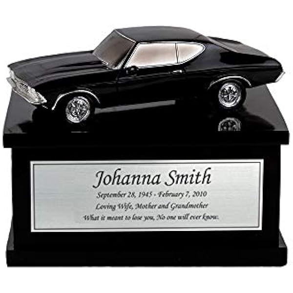 ZJINJIN Custom Engraved Small Muscle Car Cremation Urn (50 cu/in ...