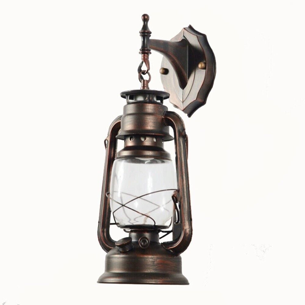ZJINJIN Vintage Rustic Outdoor Wall Sconce Lantern Lamp Retro Antique ...