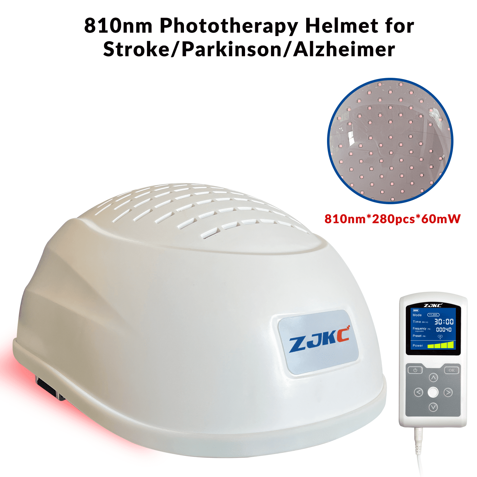 ZJKC 810nm Brain Alzheimer Treatment Helmet Led Infrared Light Therapy for Stroke - Walmart.com