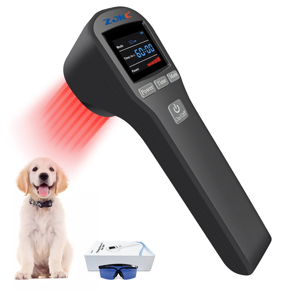 ZJKC Light Therapy Device for Pets – 650nm & 808nm for Muscle Relaxation and Joint Support ...