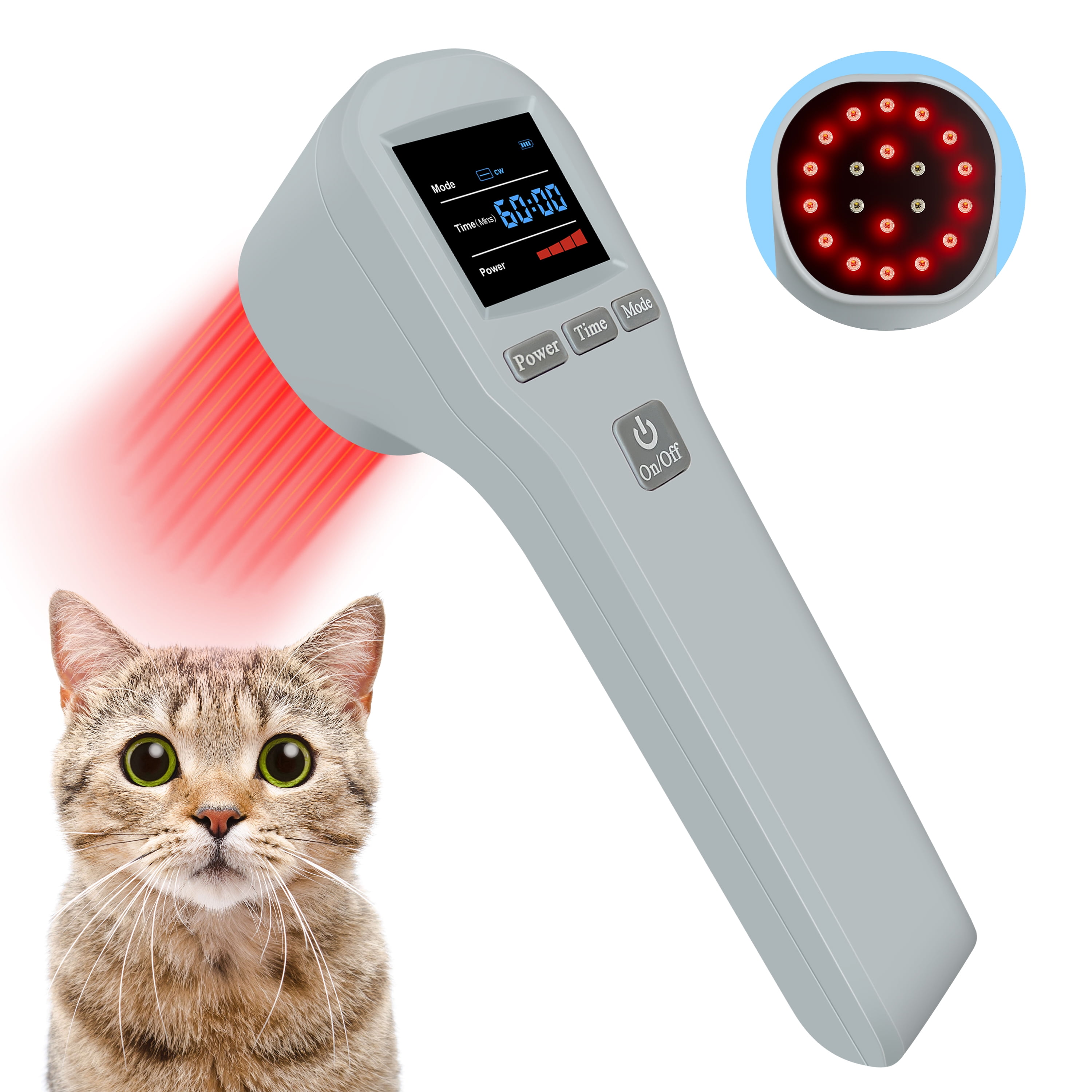 ZJKC Pet Laser Therapy Device – Non-invasive Cold Laser for Joint Pain and Muscle Support ...