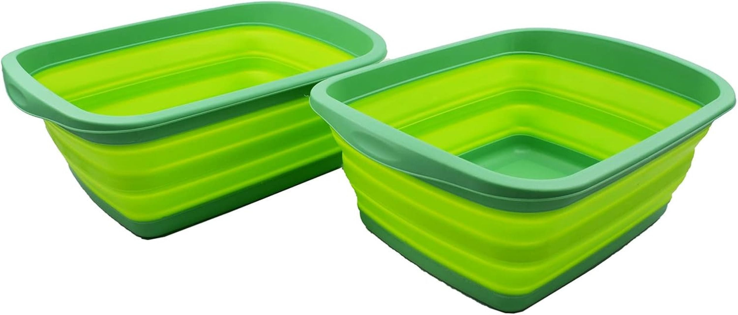 ZJLF 10L (2.6 gallons) Collapsible Plastic Washing Tub-Foldable Tub ...