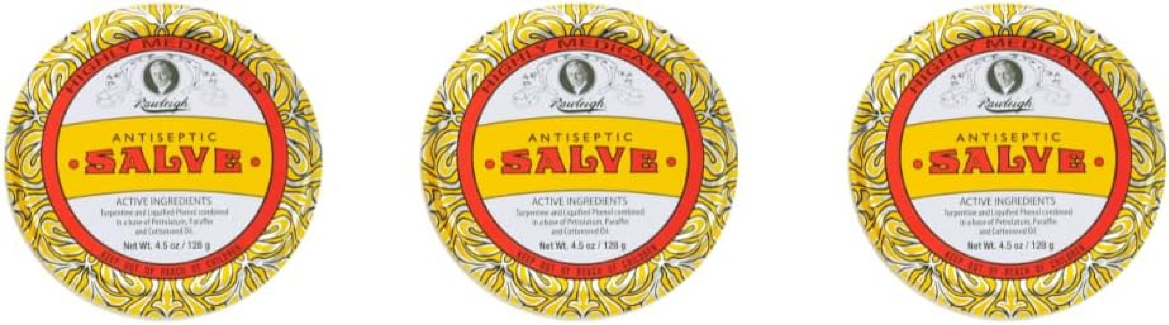 ZJLF Antiseptic Salve Iconic Yellow Big Tin: 4.5 oz, Multi-Purpose ...