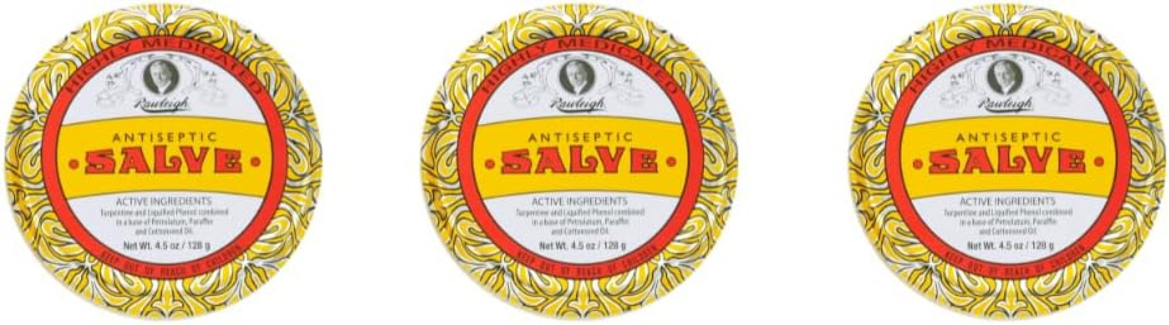 ZJLF Antiseptic Salve Iconic Yellow Big Tin: 4.5 oz, Multi-Purpose ...