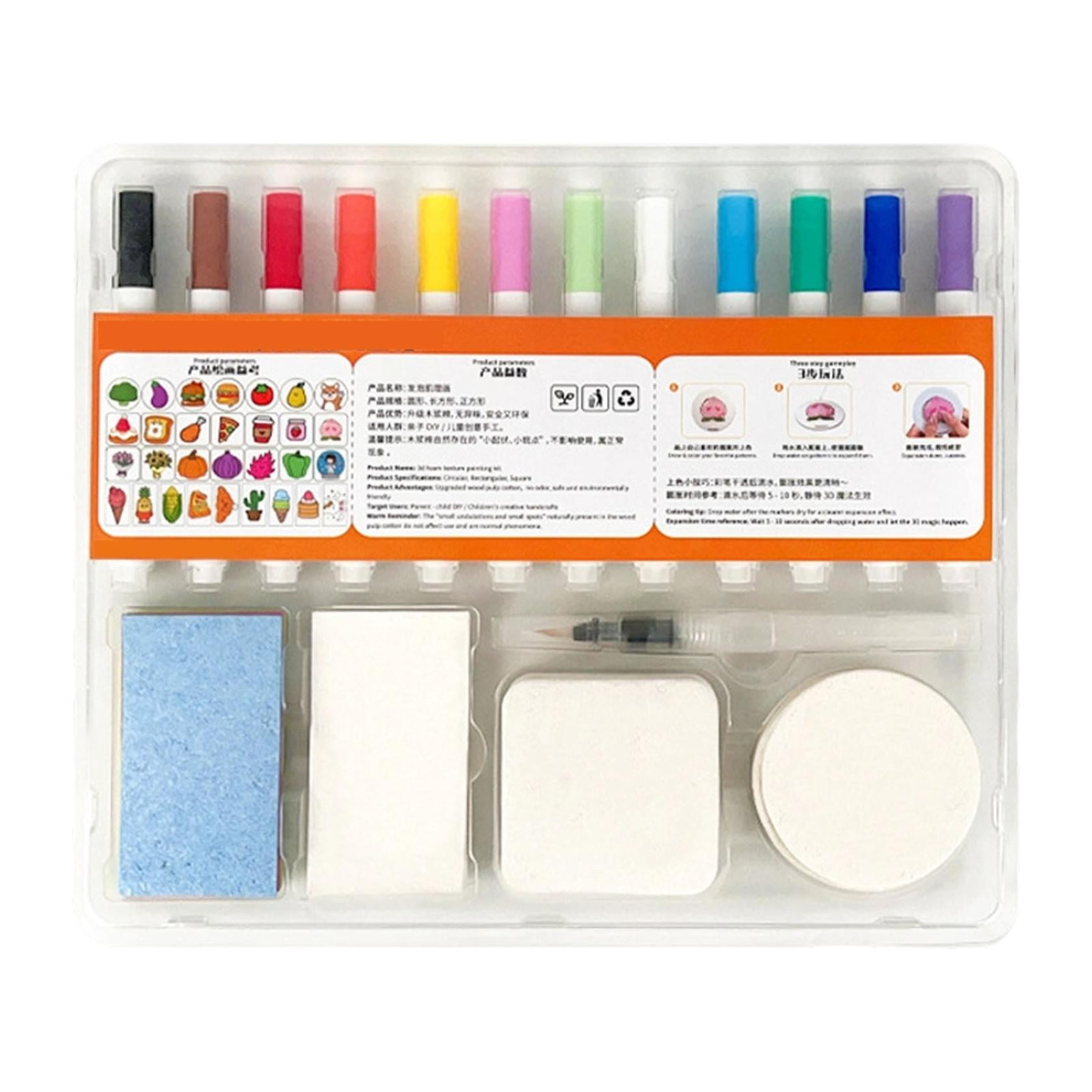 ZJNGJC Amazing 3D Foam Texture Painting Set, Kids Arts and Crafts Set ...
